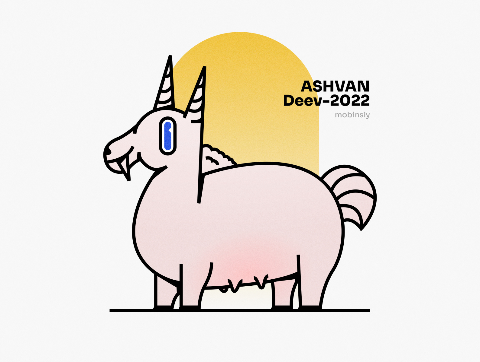 Ashvan Deev Illustration by Mobin Madadi on Dribbble