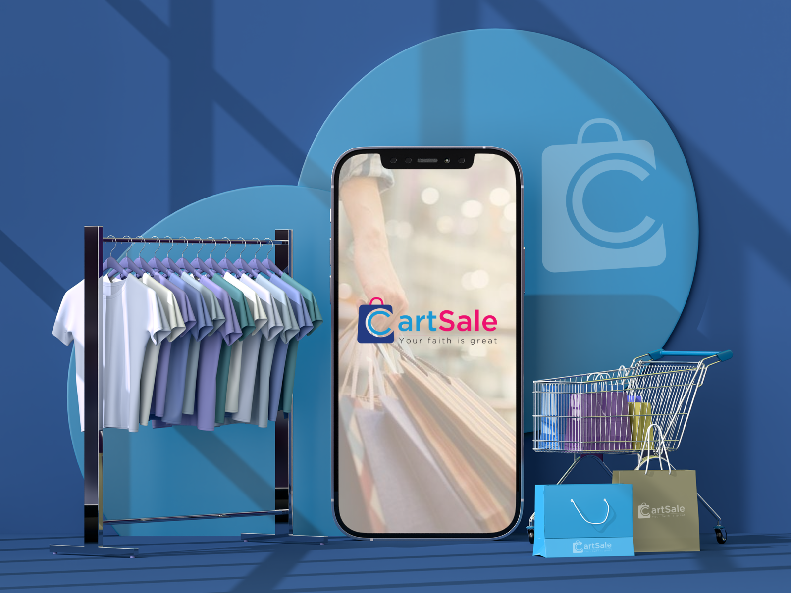 Shopping logo design by anusmitha bhagawati on Dribbble