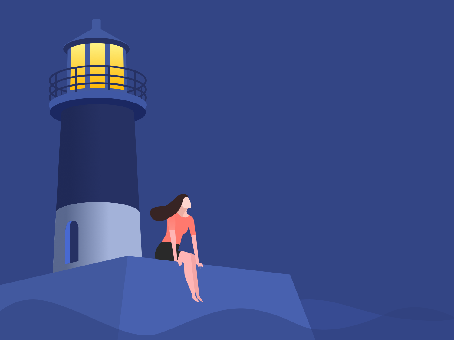 Wait for the seaman by Zhuang on Dribbble