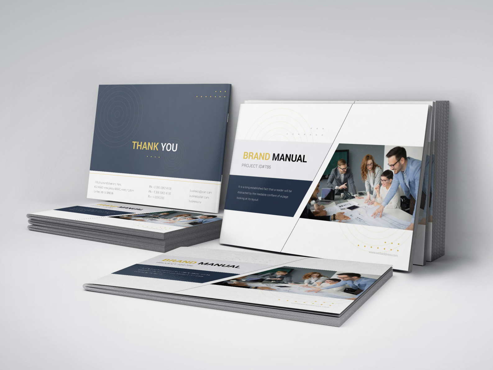 Horizontal Brand Manual by Freelancer Manik | Welcome to my design ...