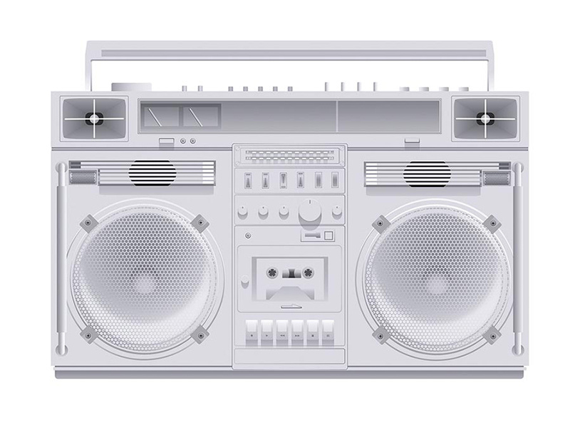 Boom-Box Poster by Steel Phoenix Design Studio on Dribbble