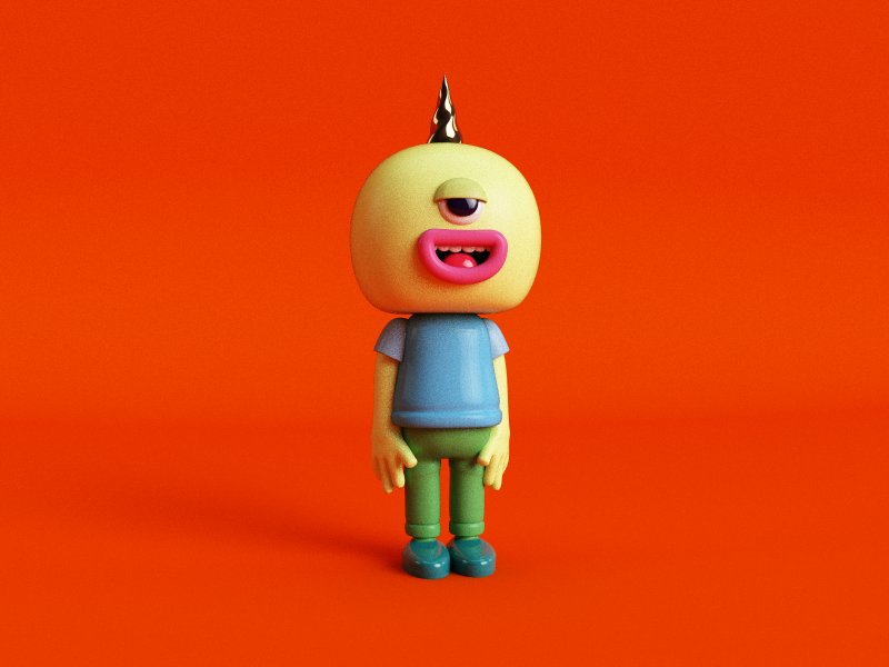 Happy Little Cyclops. by Dave Gamez on Dribbble