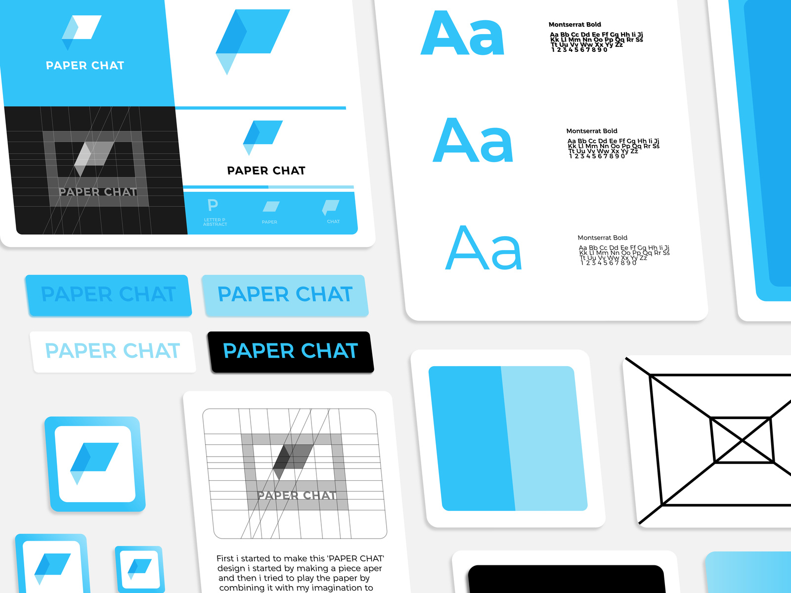 Visual Branding Design Logo Paper Chat by dicky taruna samudro on Dribbble