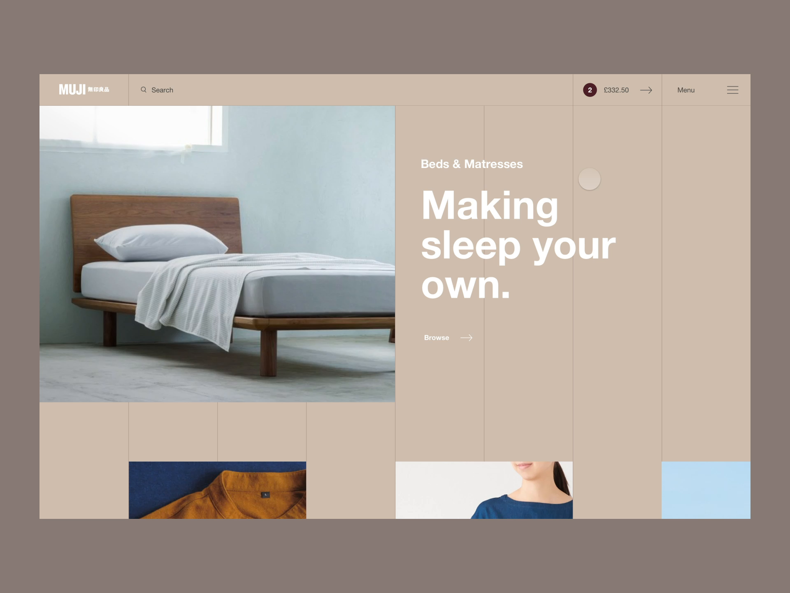 Navigation exploration - Muji Concept by Jack Donegan on Dribbble