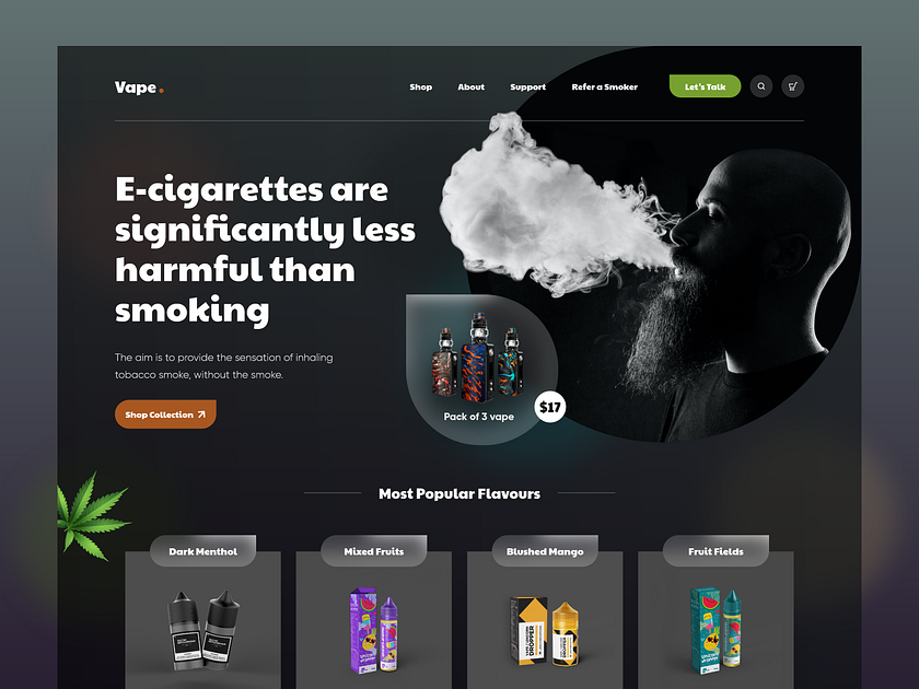 Vape Website designs, themes, templates and downloadable graphic ...