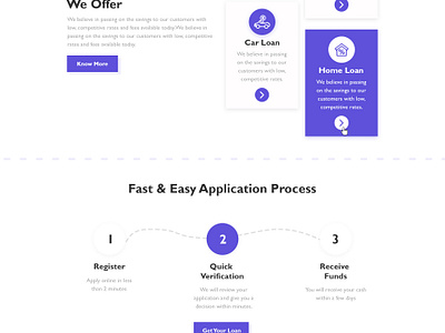 Finance Loan Website by CMARIX TechnoLabs on Dribbble