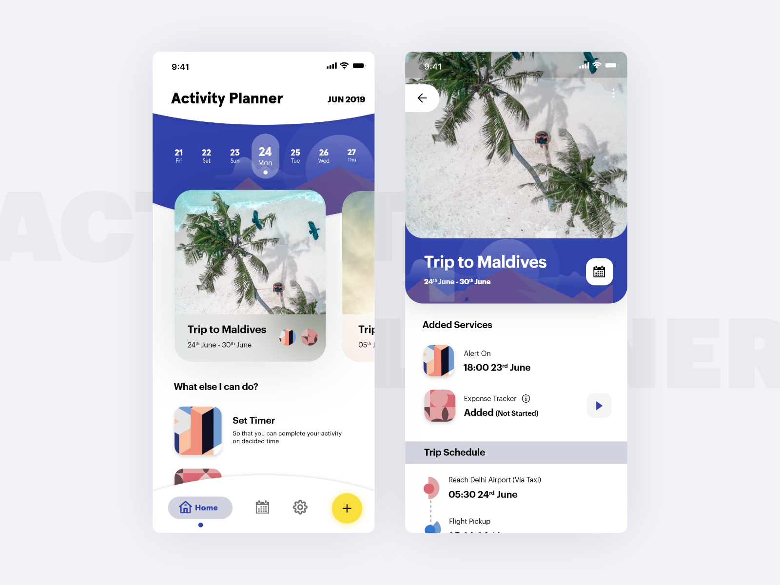 Travel Activity Planner App by CMARIX on Dribbble