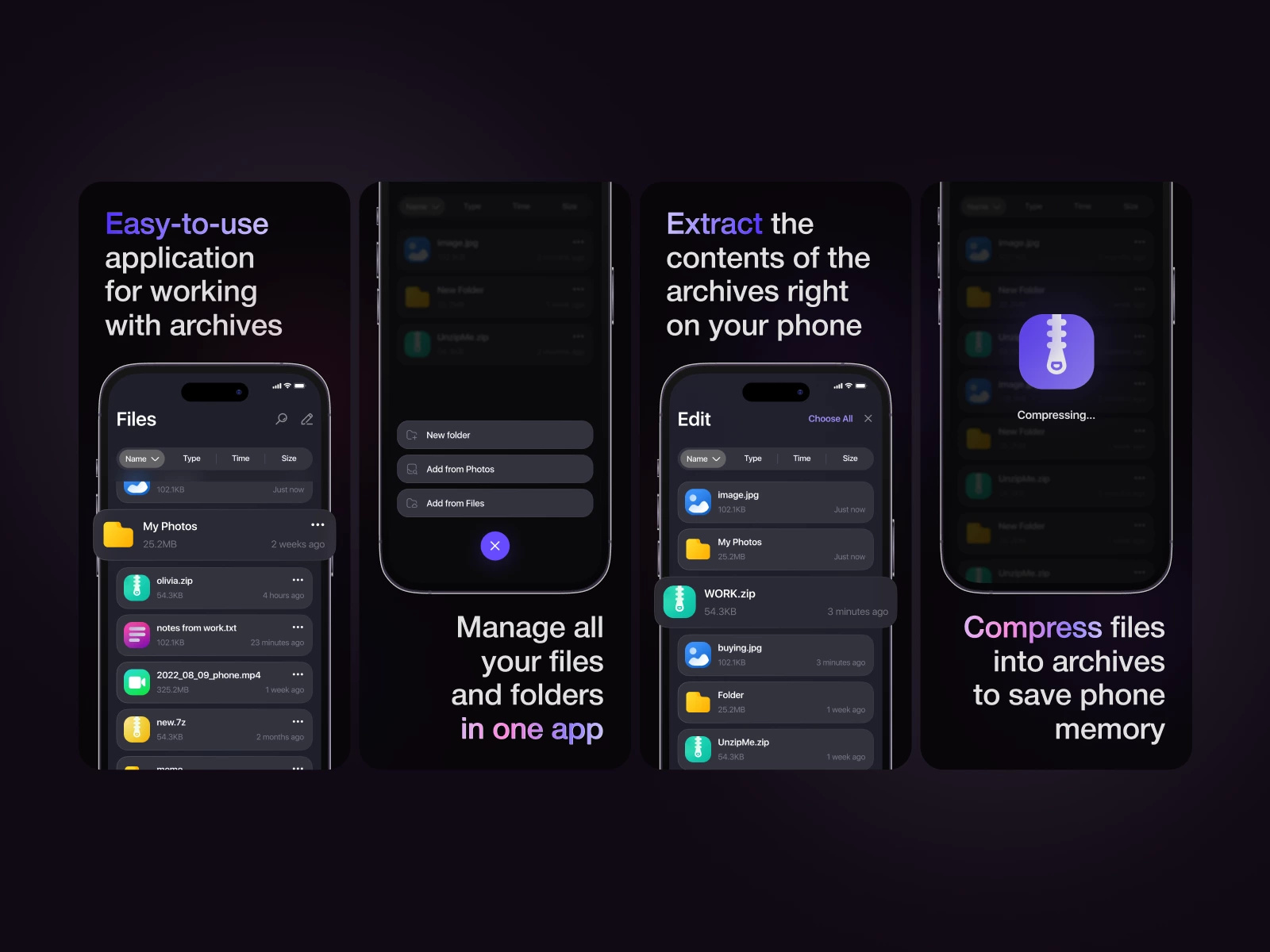 ASO Screens for iOS File Manager by Max Lava🔥 on Dribbble