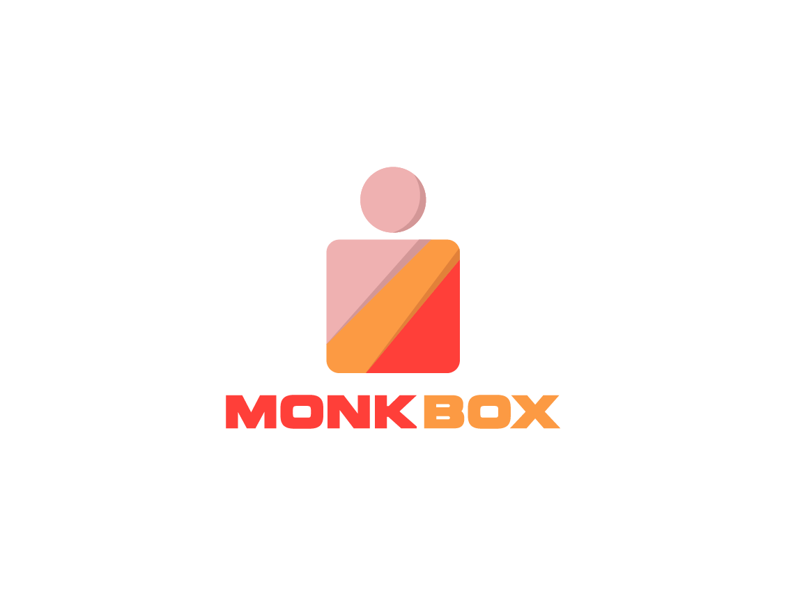 Monk Box Logo by SimplePixel on Dribbble