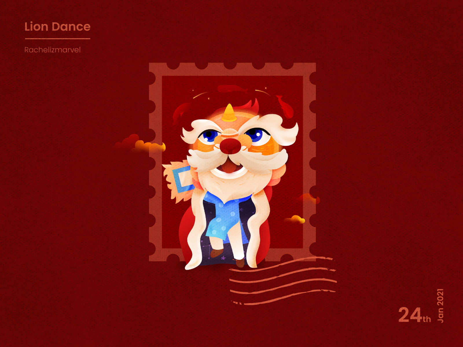 Lion Dance by Rachelizmarvel on Dribbble