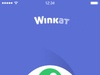 Dribbble - wink_animation_pixels.gif by Jaromir Kavan