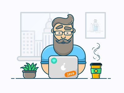 Character Programmer by Iblowyourdesign on Dribbble