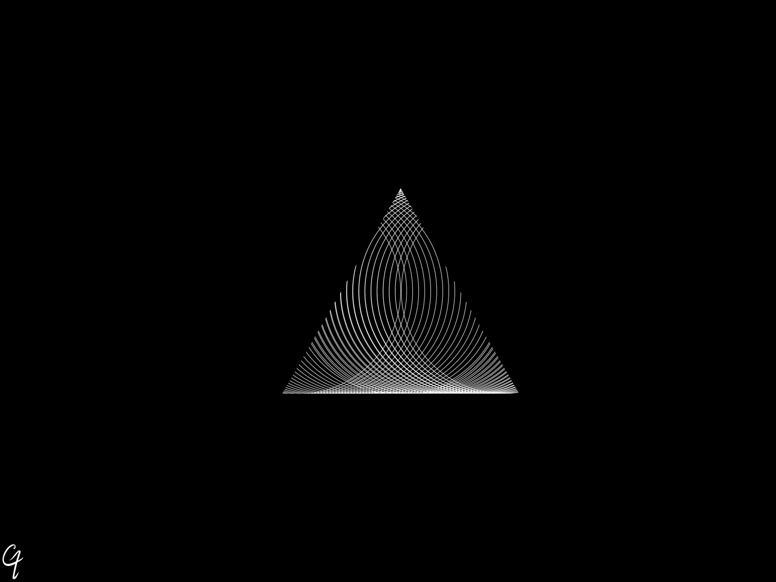 Minimal triangle logo by Siddhant Vij on Dribbble