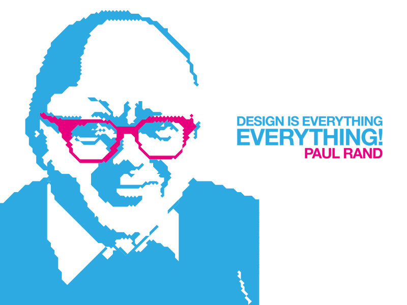 Paul Rand by RobHert on Dribbble