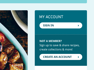 My account - Sign in by Ben Martineau on Dribbble