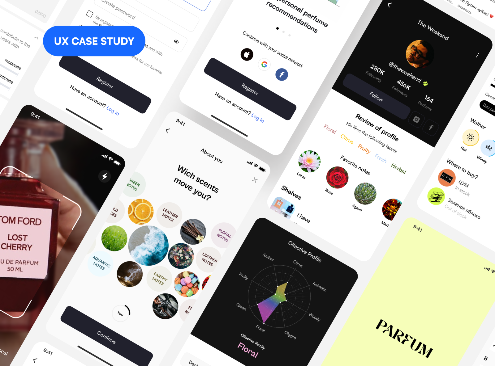 UX/UI for Parfum by Juli Ulybina on Dribbble