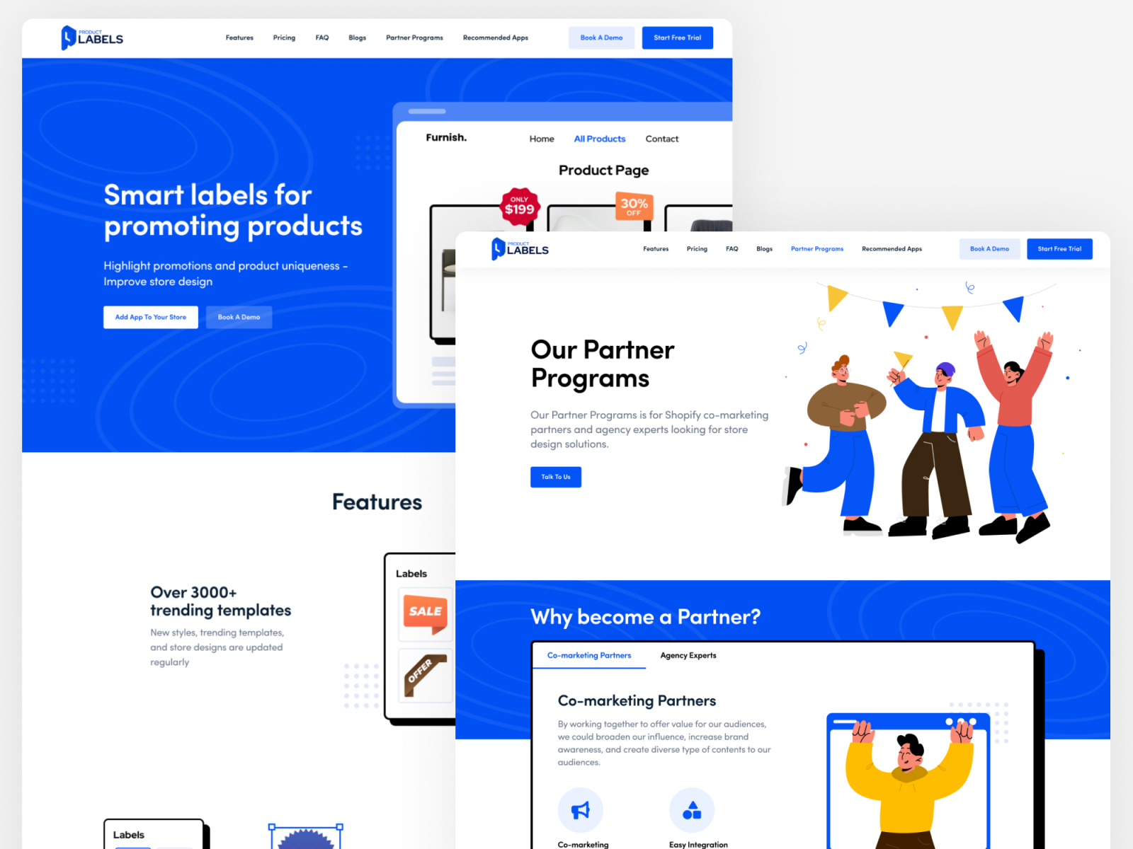 Product Labels Website UI by miknuhk on Dribbble