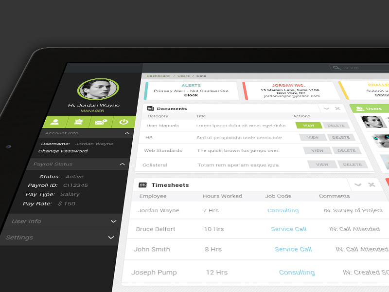 Staff Management Application by Patel Genesis on Dribbble