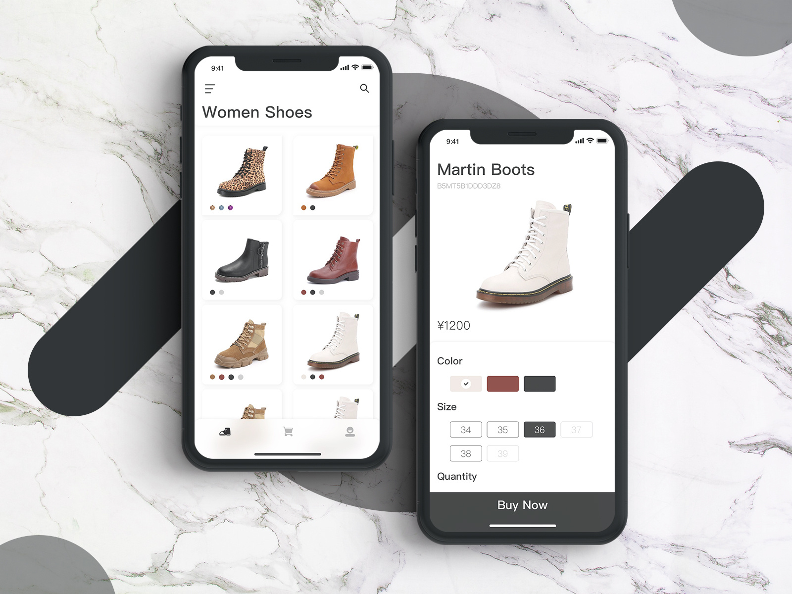 Concise Shoes App by Mason Hu on Dribbble