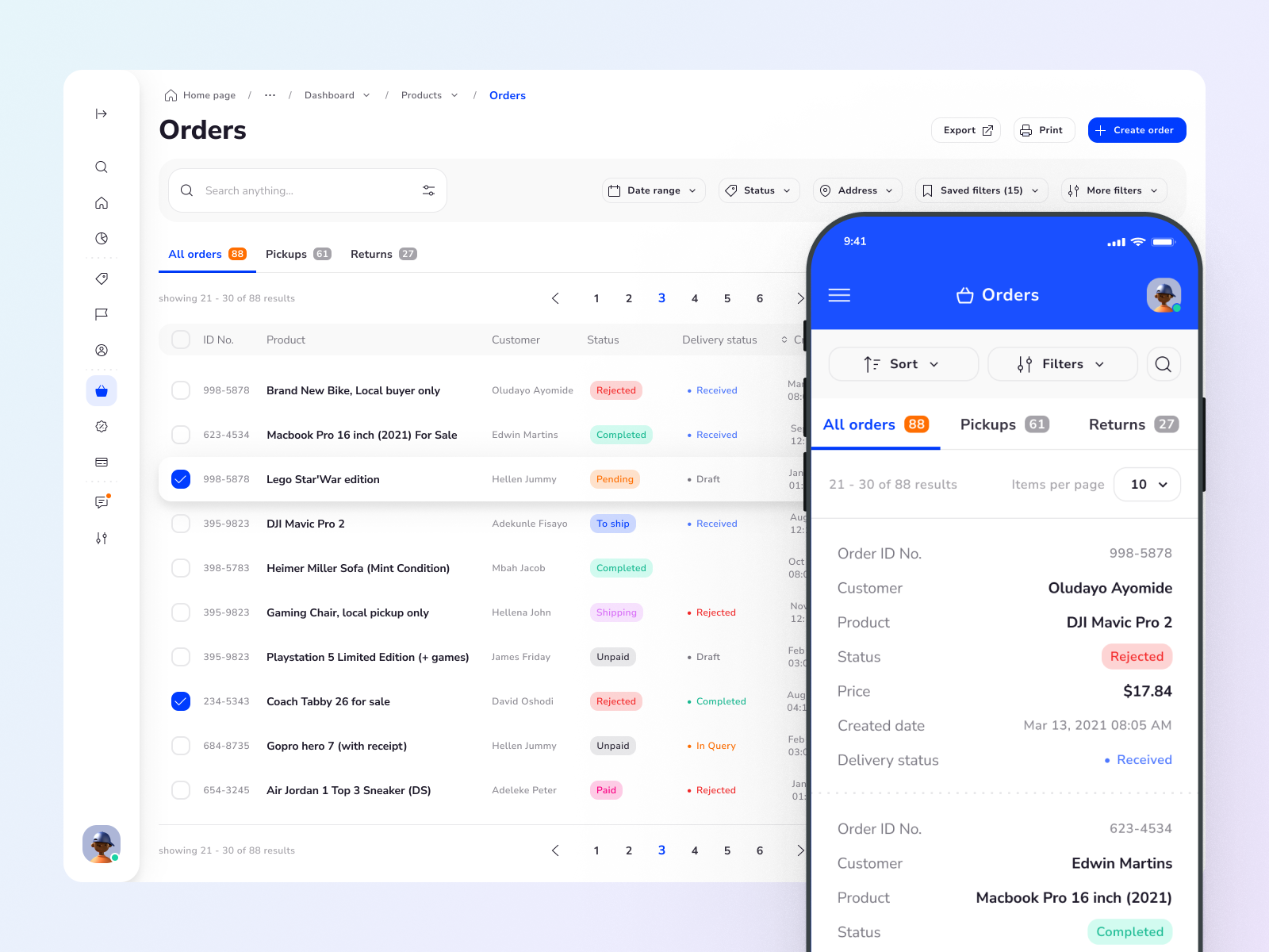 Xela Design System - Responsive templates for Desktop & Mobile by ...