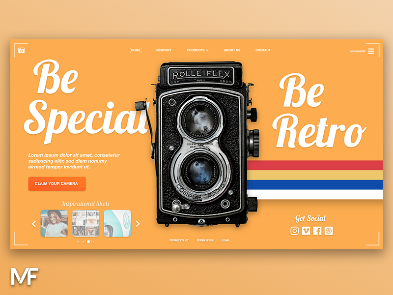 Retro Design by Mark Fricke on Dribbble