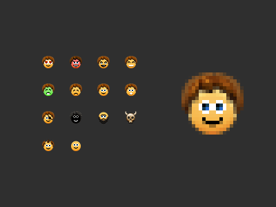 Emoticons for game by Rengised on Dribbble