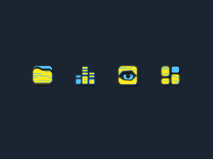 Cyberpunk 2077 icons style by Rengised on Dribbble