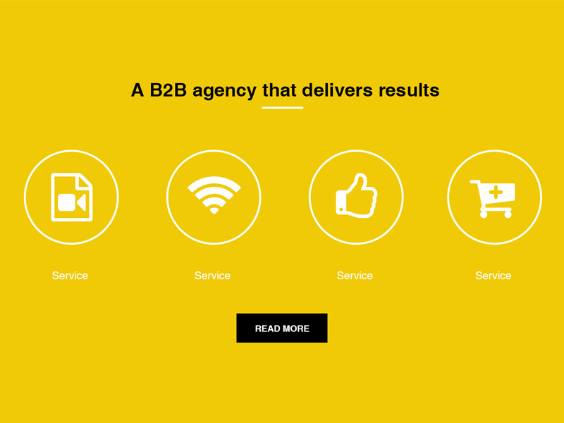 Services Section by Danny Gill on Dribbble