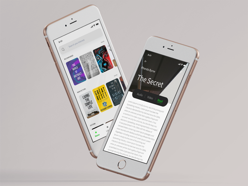 Book App by Chitrika on Dribbble