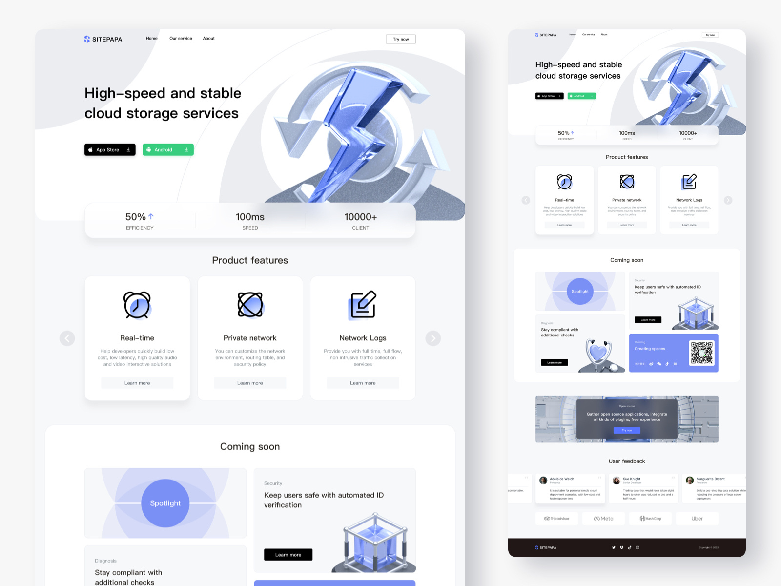 Web practice by Cjhe on Dribbble
