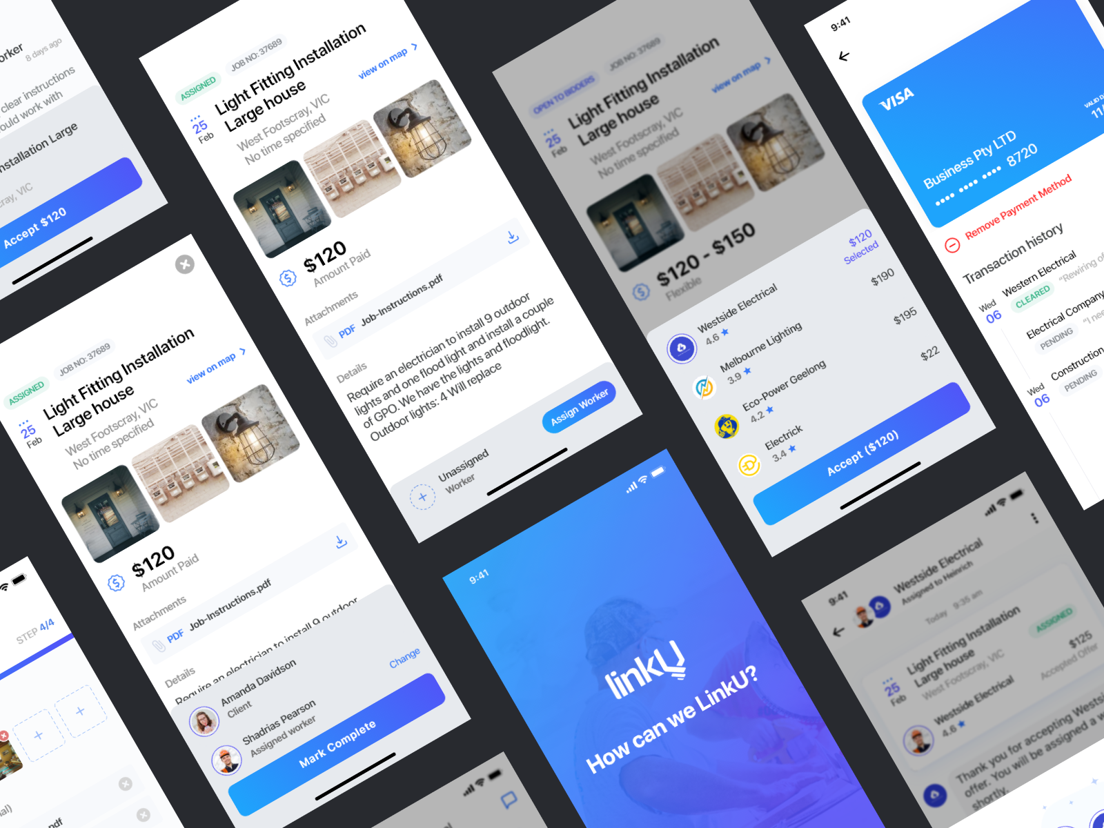 Service Marketplace App by Lourd Rancy on Dribbble