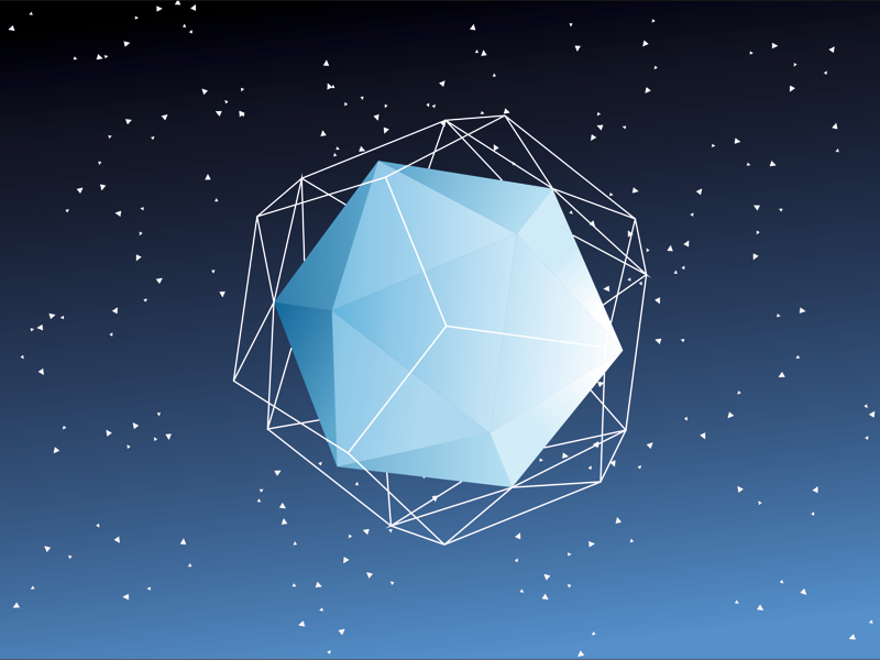 Icosahedron by Drew Morrell on Dribbble