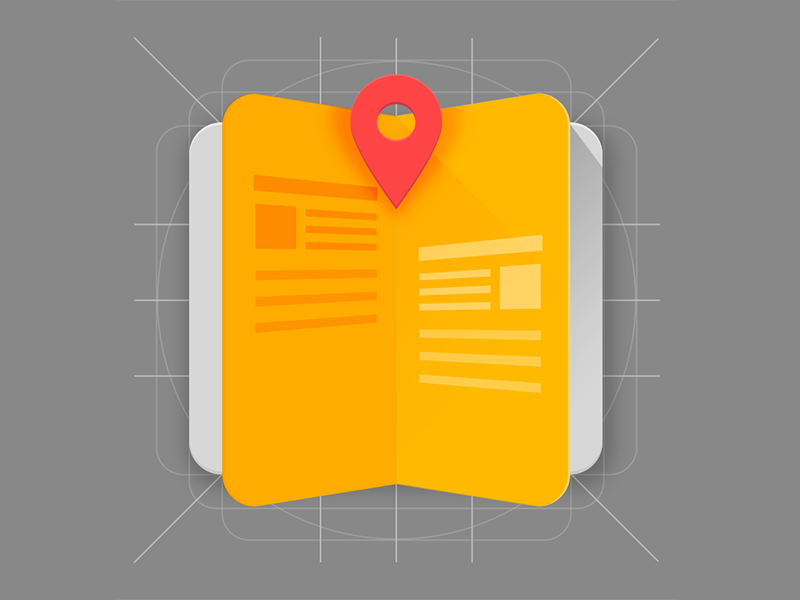 Icon Placebook app icon. by Narayan Babu on Dribbble