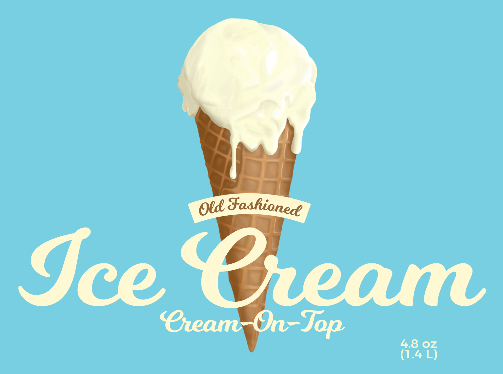 Ice Cream Illustration by Josiah Gardner - Torchlight Creative on Dribbble