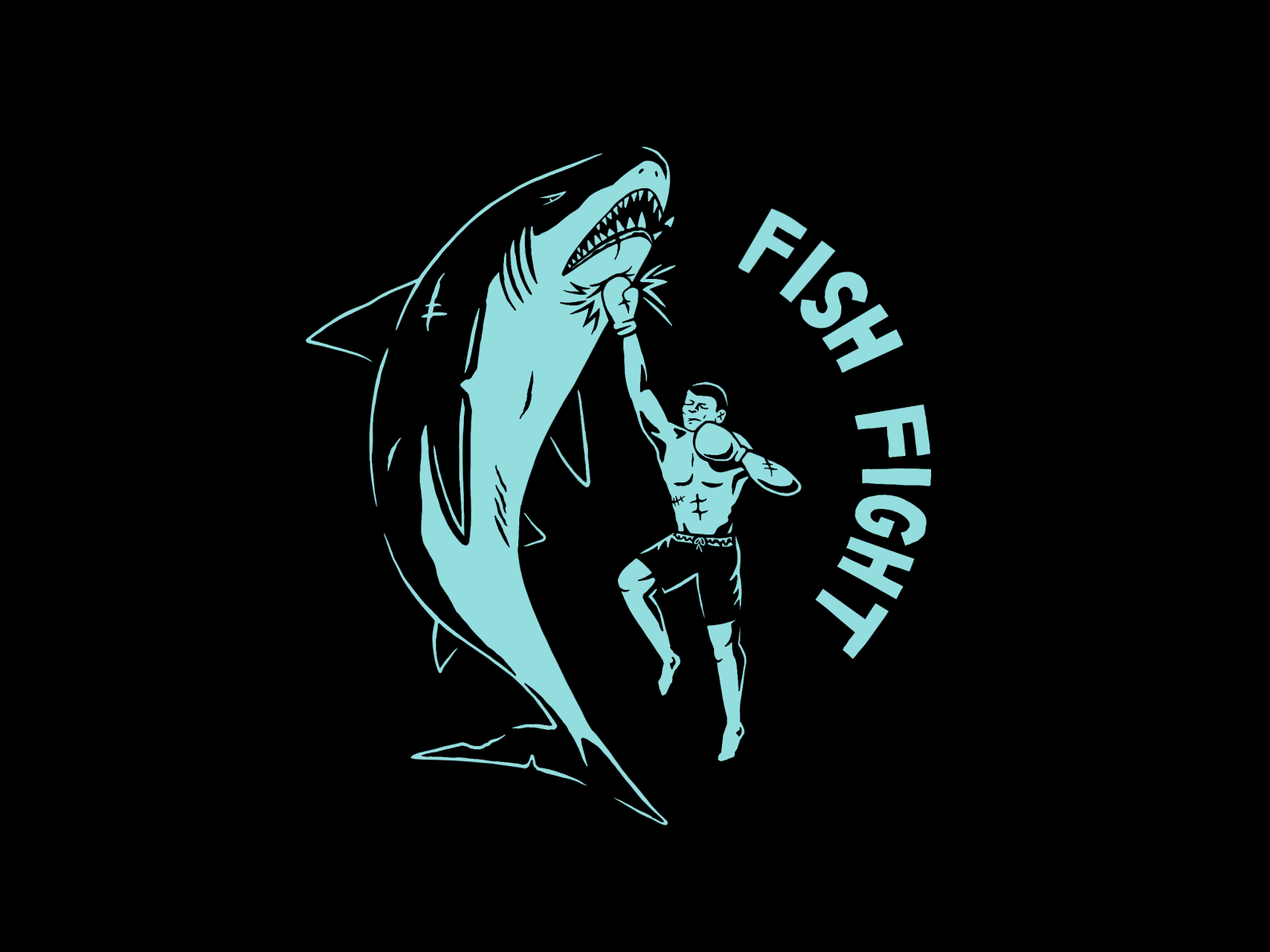 Fish Fight by Josiah Gardner - Torchlight Creative on Dribbble