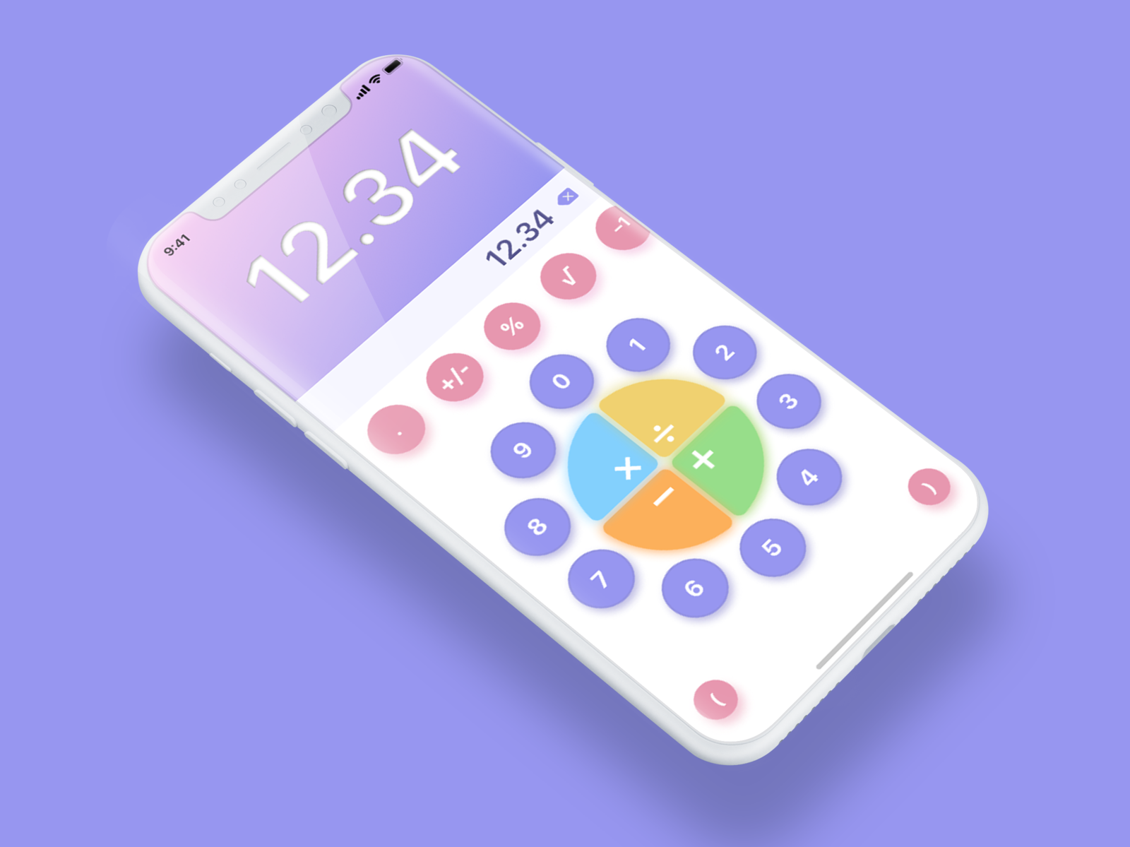 Radial Calculator UI Exploration by Raunaq Shah📱 on Dribbble