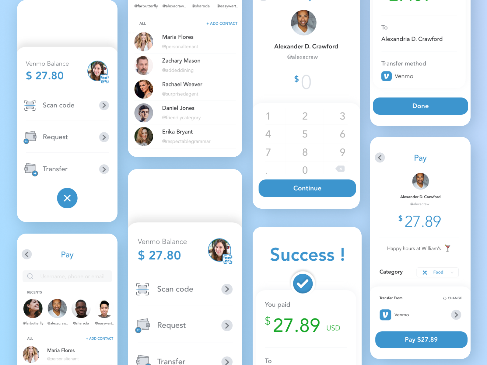 Transaction Screens - Venmo App by Piyush Rai on Dribbble