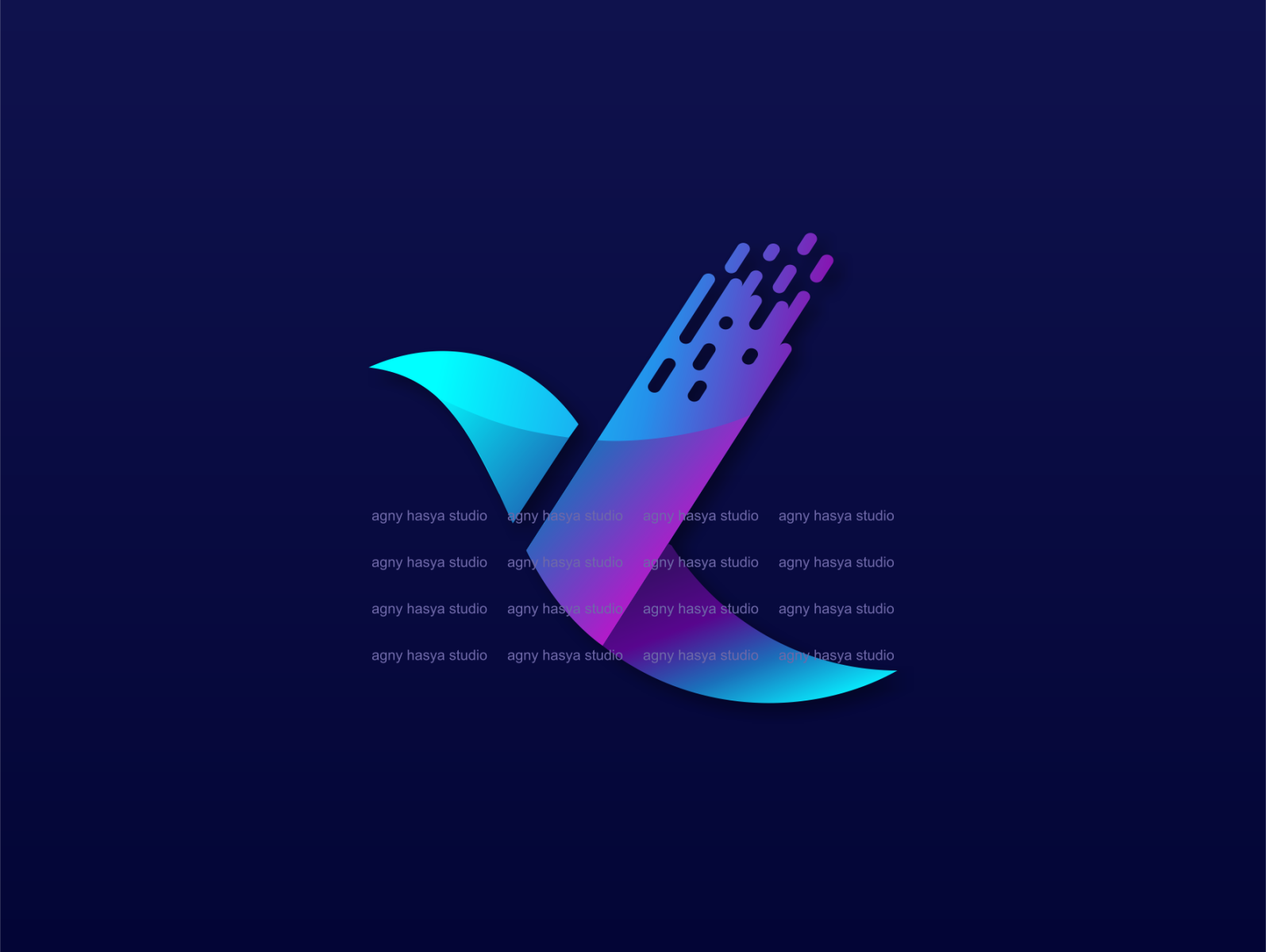 Bird network logo by agnyhasyastudio on Dribbble