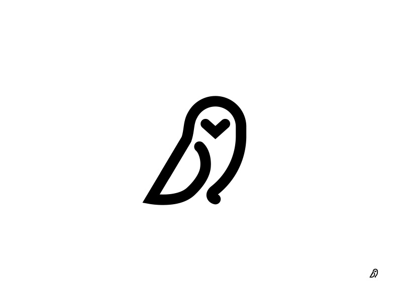 Favicon of owl by George Bokhua on Dribbble