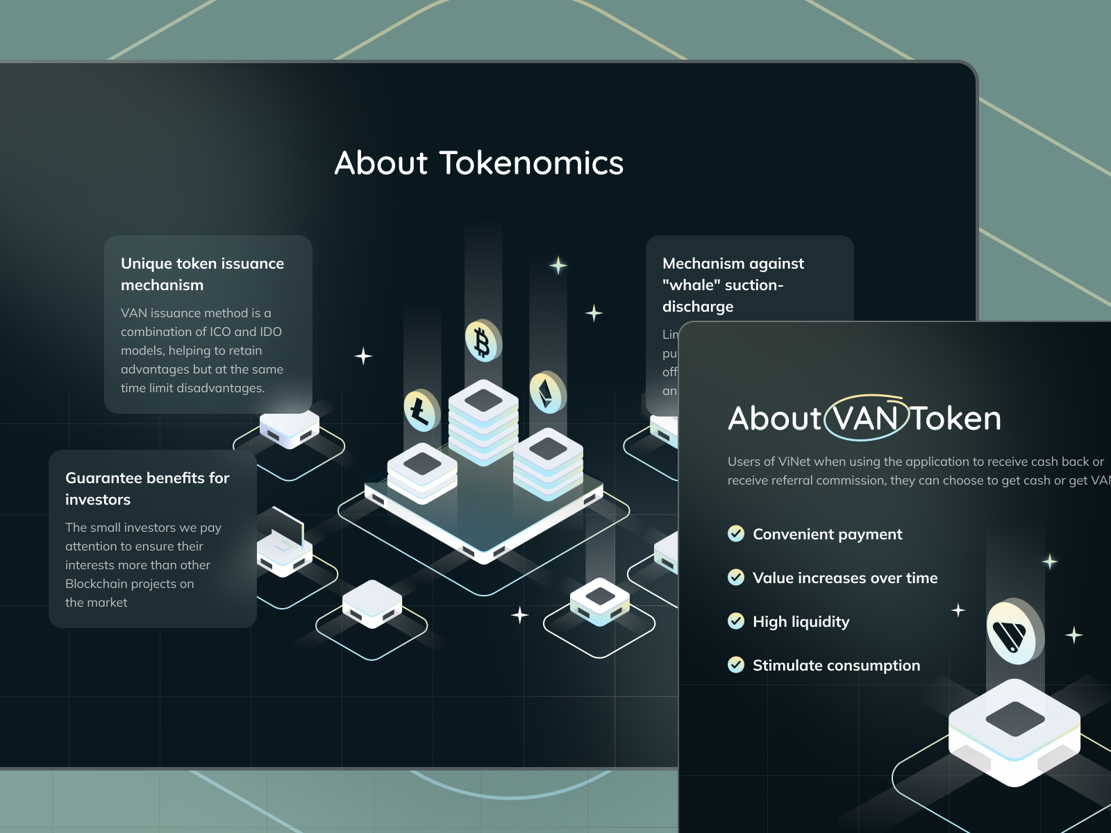 VAN Token Website by Phuong Nguyen on Dribbble