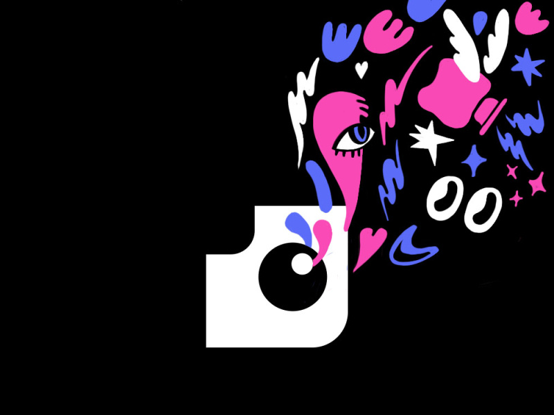 illustration for photo studio by Nazar Yarema on Dribbble