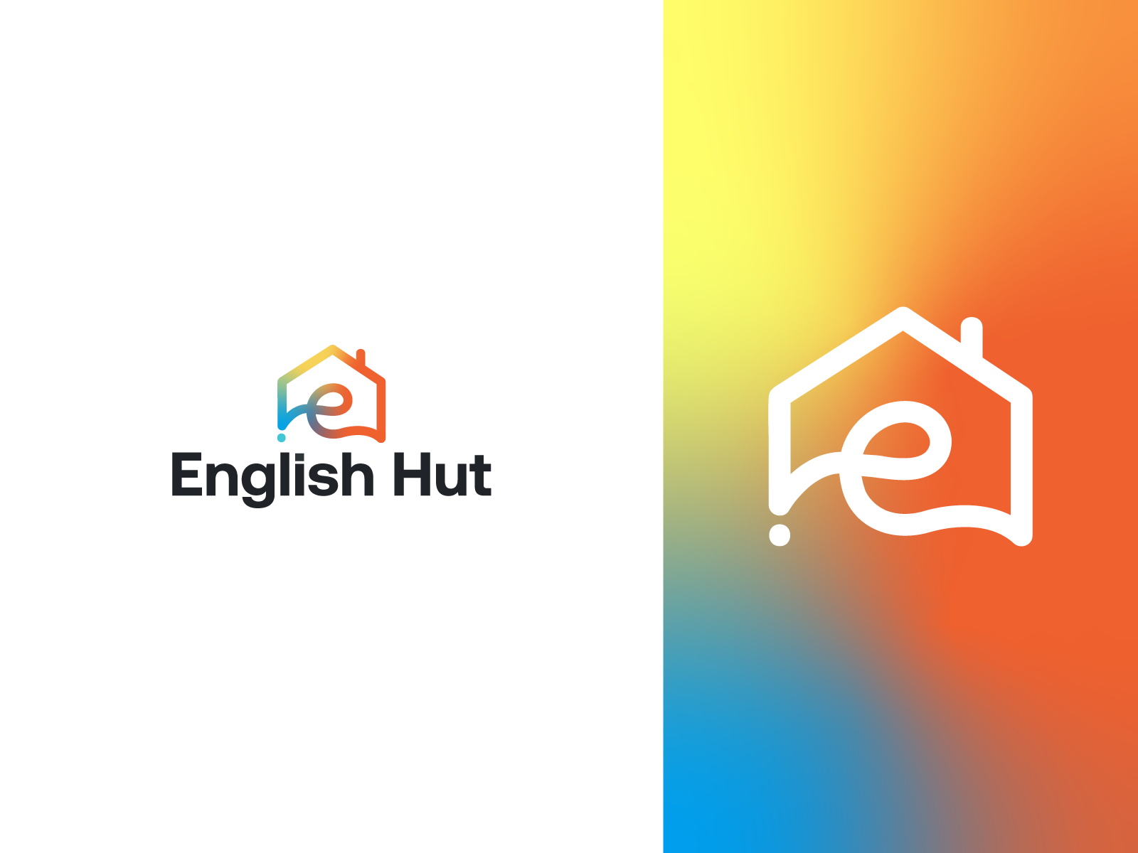Logo for English school by Nazar Yarema on Dribbble
