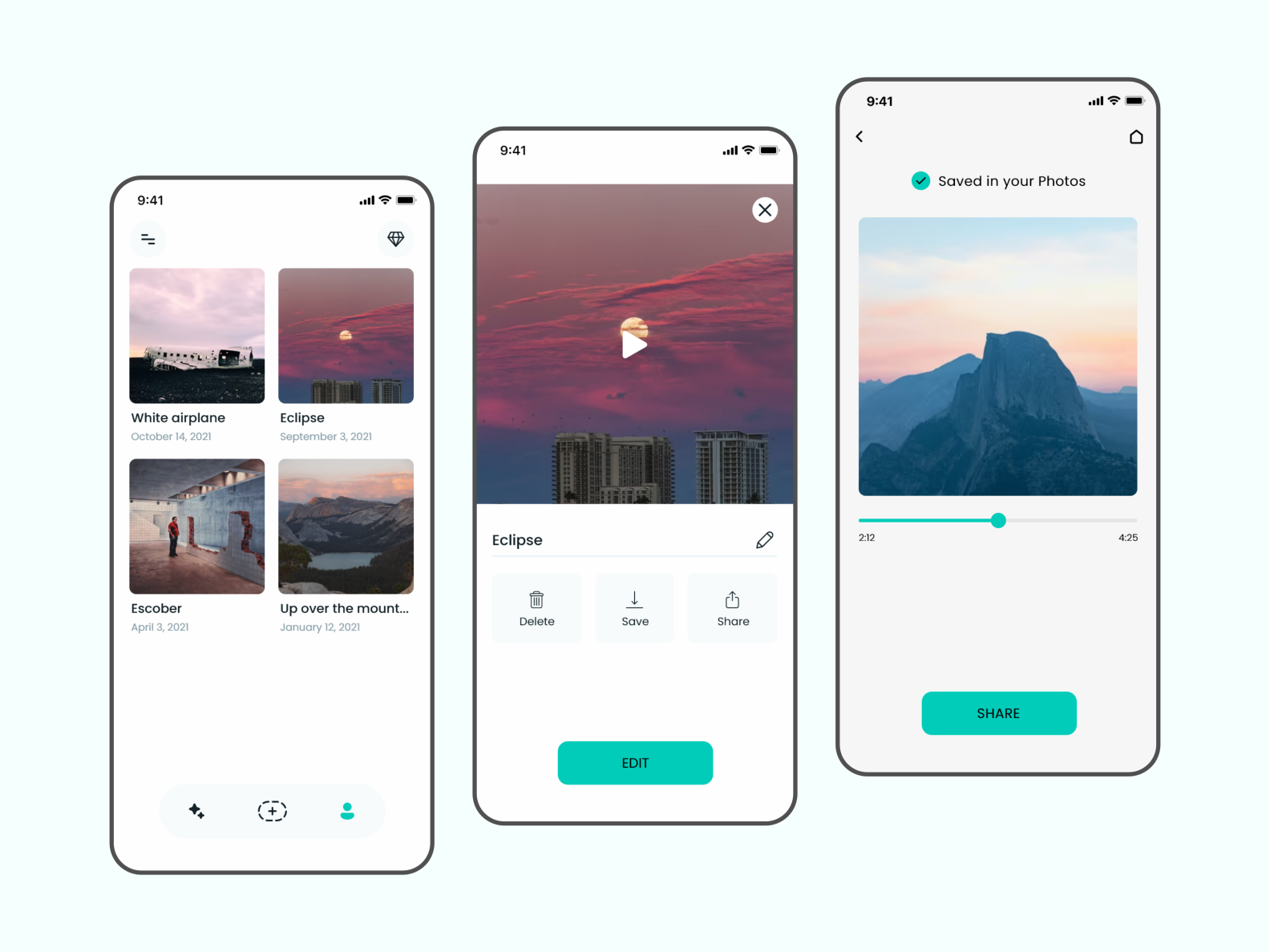 Slideshow Maker App (Light Mode) by Mohiuddin Mazumder on Dribbble