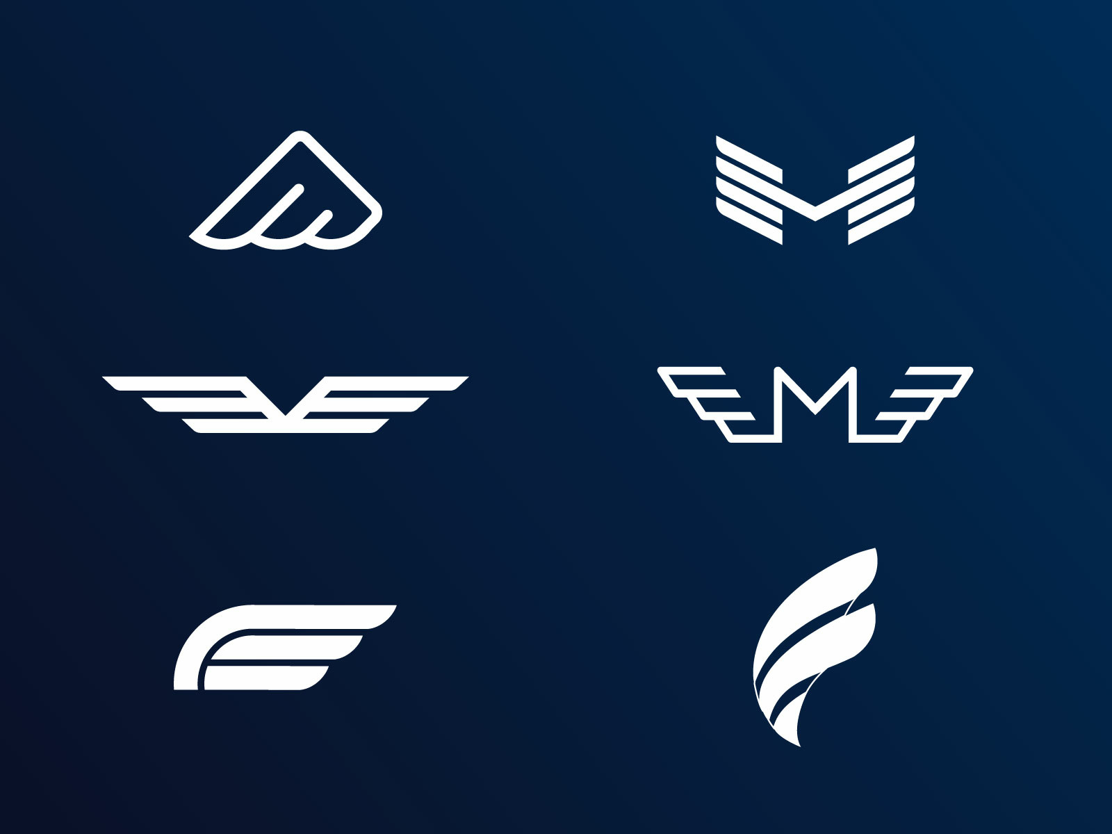 Wing Logos by Thuydung Dang on Dribbble