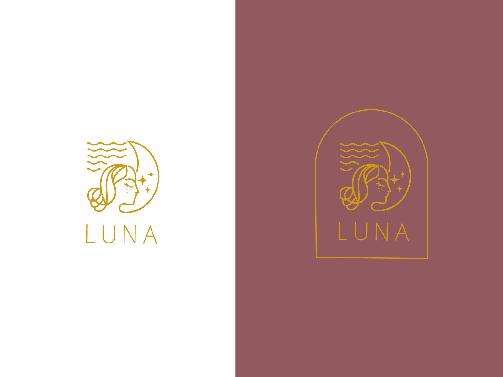 Luna Moon logo by Arnadi on Dribbble