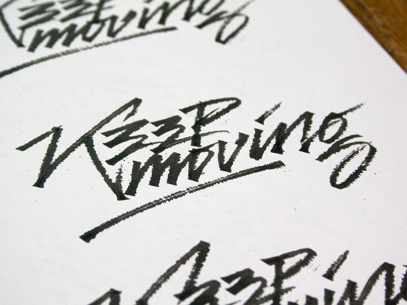 Keep moving by Evgeny Tkhorzhevsky on Dribbble