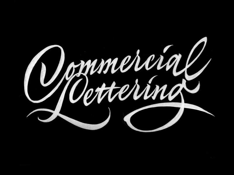 Commercial Lettering by Evgeny Tkhorzhevsky on Dribbble