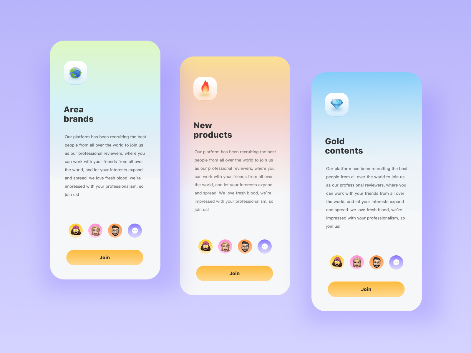 Software evaluation platform App 2 by tron for RaDesign on Dribbble