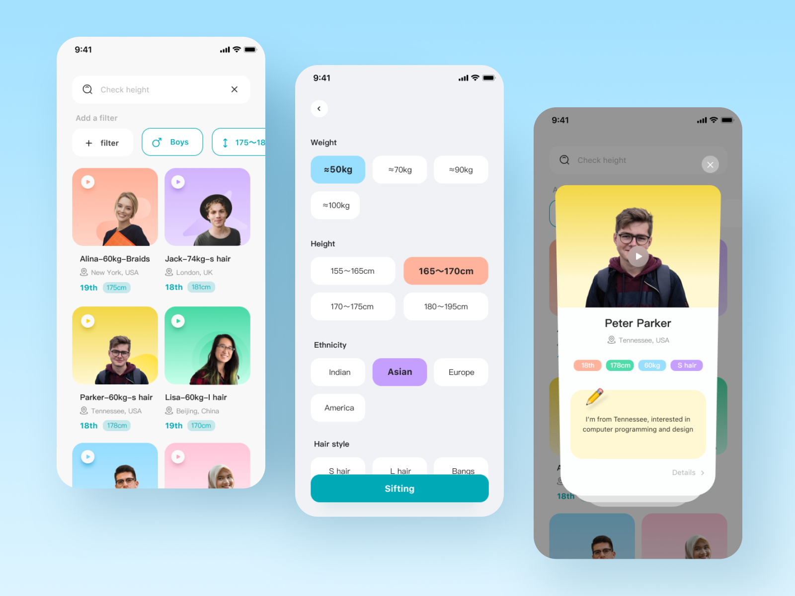 New Term Student List App by tron for RaDesign on Dribbble