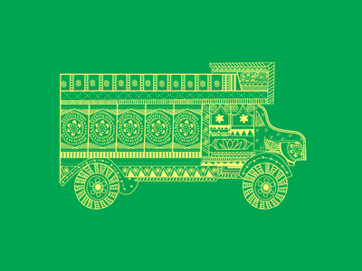 Pakistani Truck Art by Mujtaba Jaffari on Dribbble